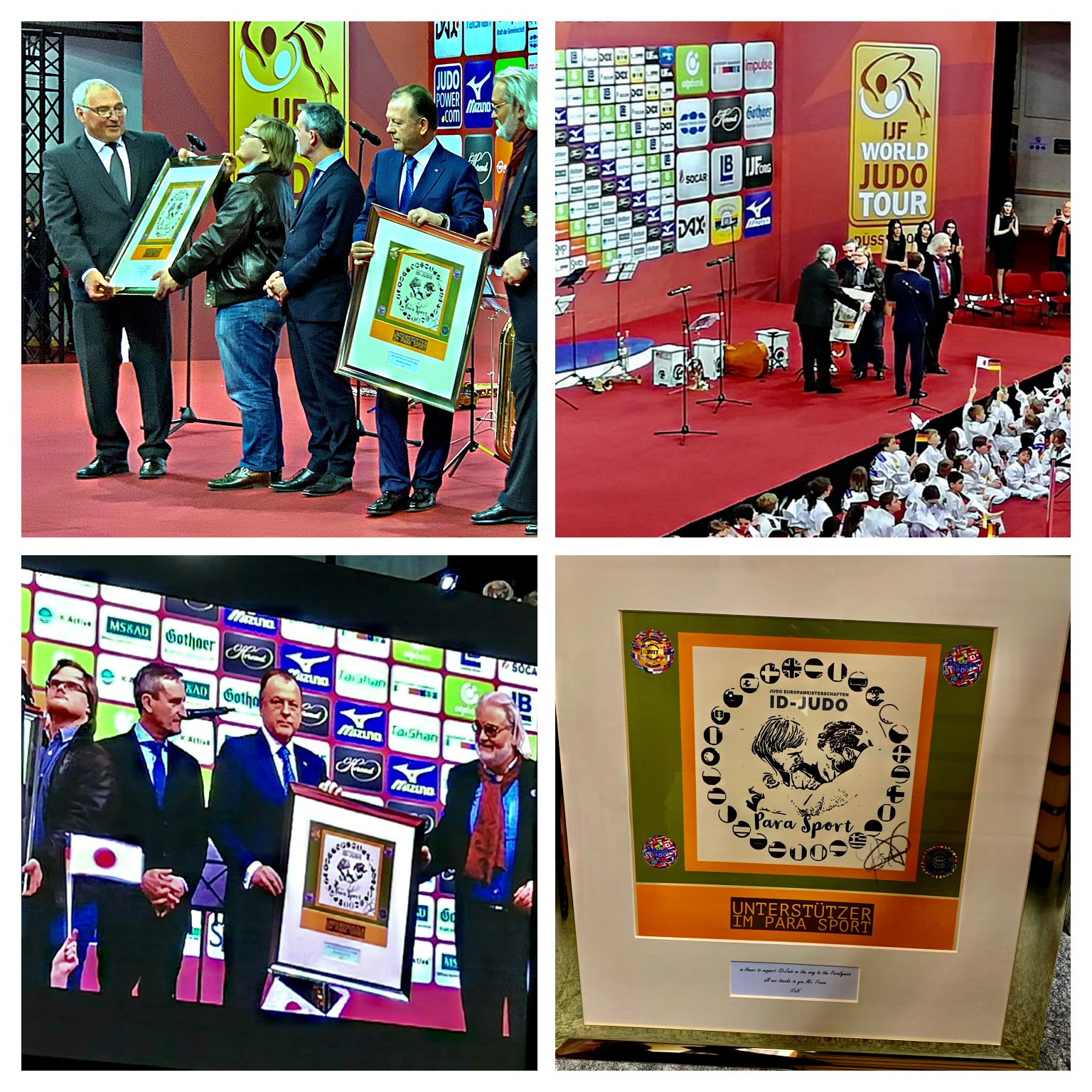 IJF Präsident Marius Vizer & DJB Präsident Peter Frese erhalten die ...